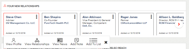 Resource Center: Introducing the Network Dashboard - RelSci